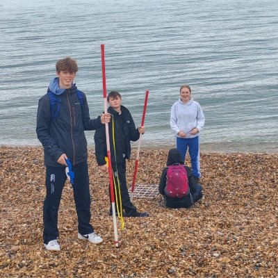 Geographers Weather the Elements on Hurst Spit | News | Churcher's College