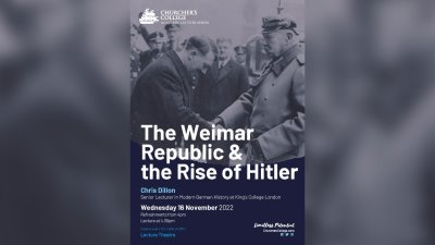 CCALS Lecture: The Rise of Hitler | News | Churcher's College